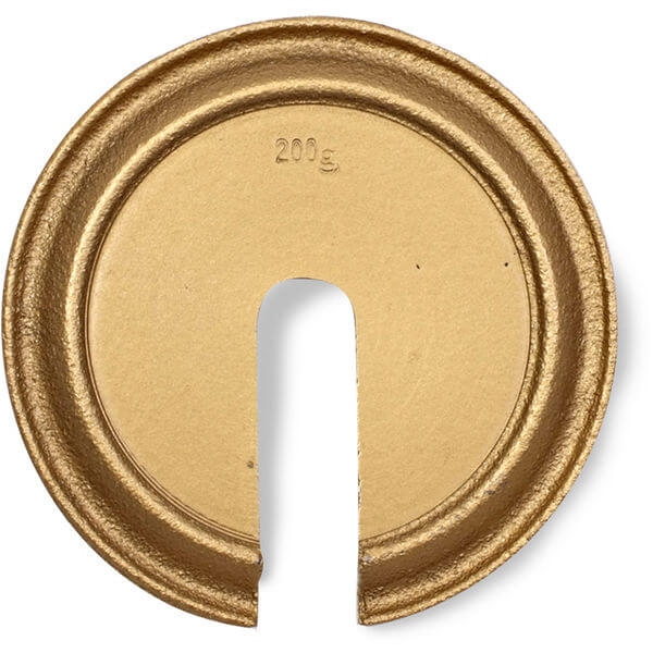 Slotted Weights and Slotted Weight Sets Weight 2P CI Slot 200g CL6 ...